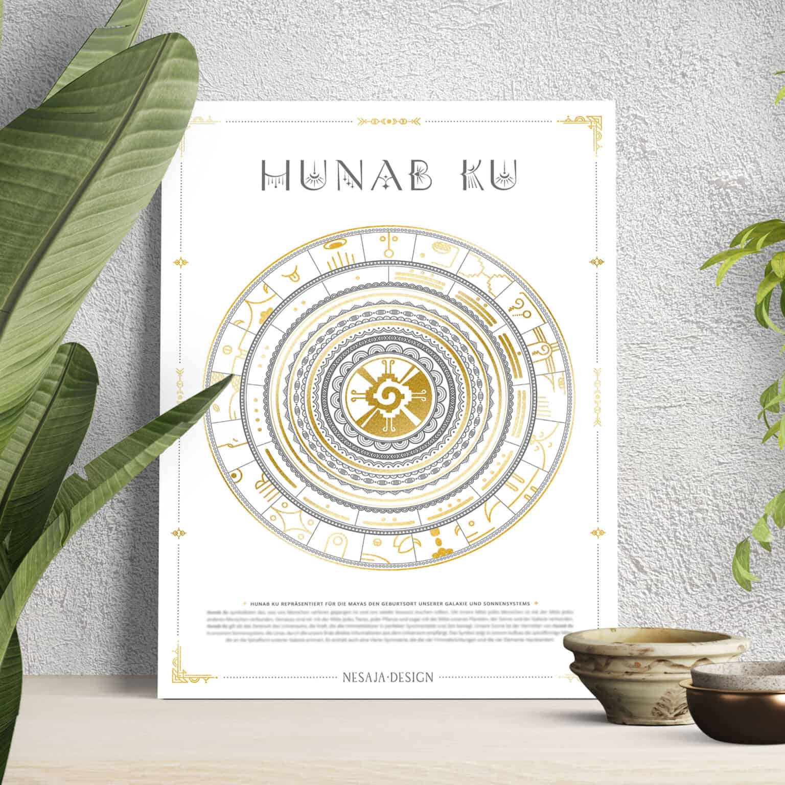 Hunab Ku Poster: Mystik für deine Wand